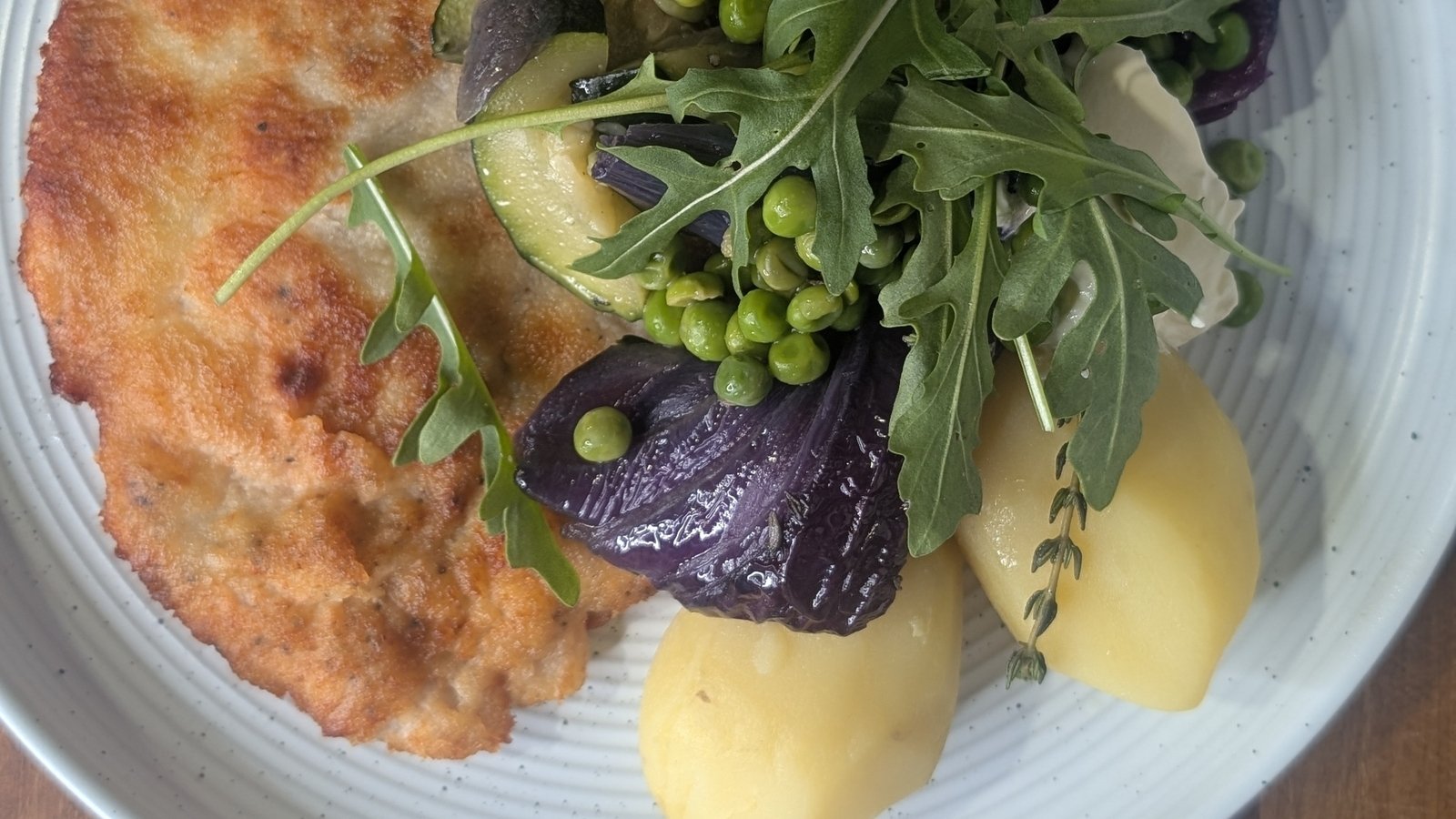 Paul Flynns Hühnchen -Schnitzel mit gebutterten Zucchini: Heute: Heute ...