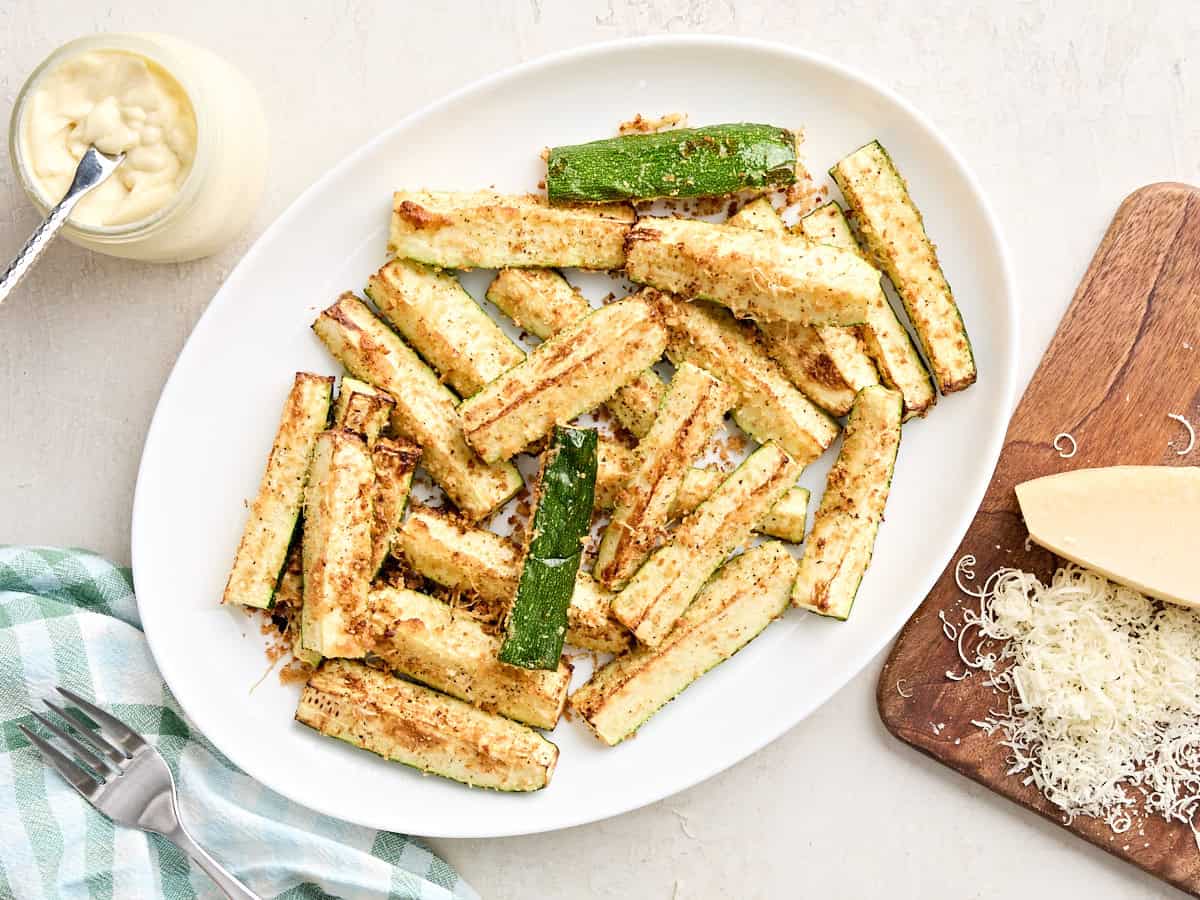 Air Fryer Zucchini - Talking Food Presseschau
